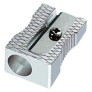 1 Stück M+R Anspitzer, silber, bis 8mm Ø, aus Metall